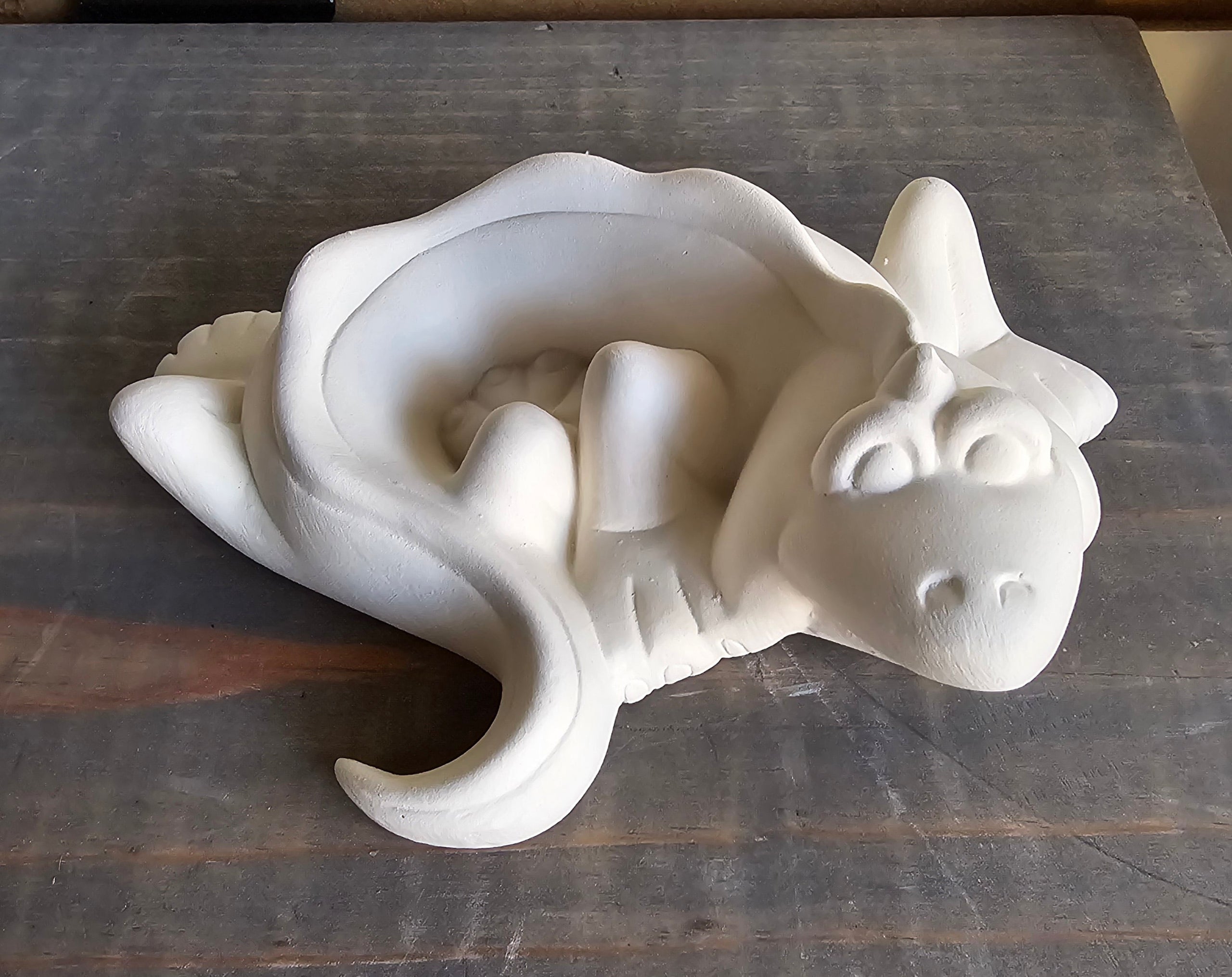 Ceramic Lizard- Unfinished Bisque | Primitive Frills