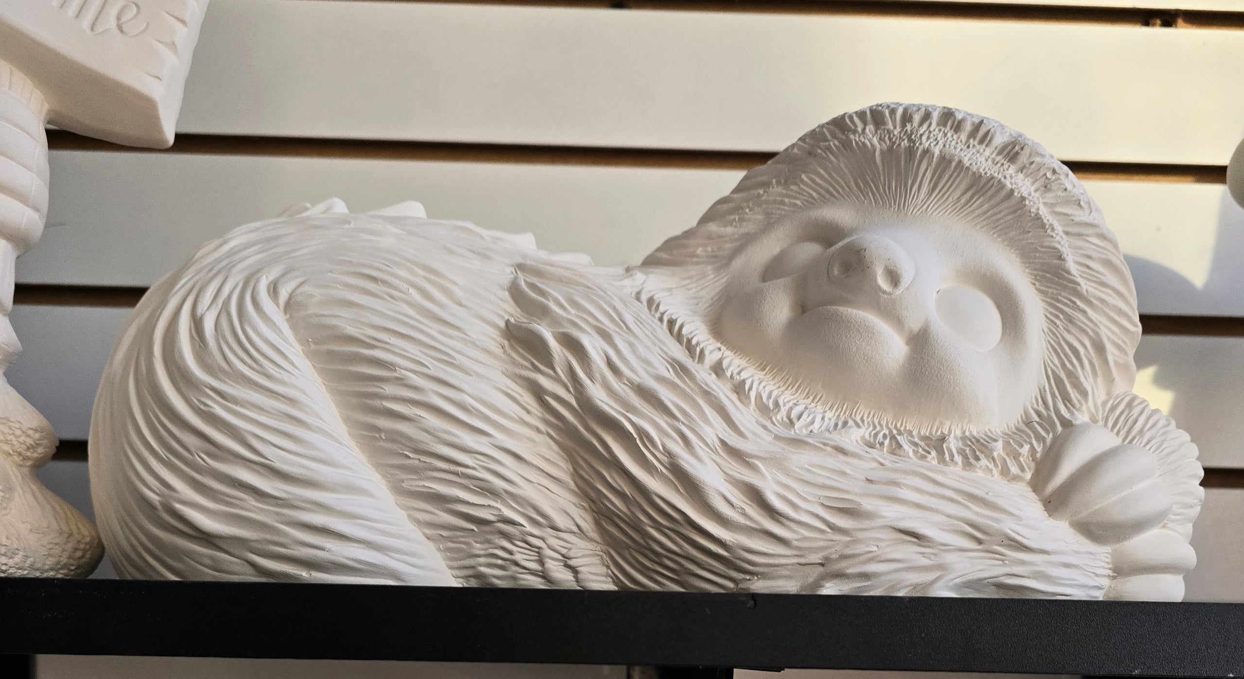 Ceramic Sloth - Unfinished Bisque | Primitive Frills